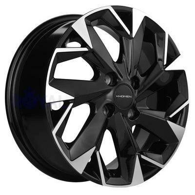 Литой колесный диск Khomen Wheels KHW1402 (Toyota Corolla) 5,5x14/4x100 ET43 D60,1 Black-FP