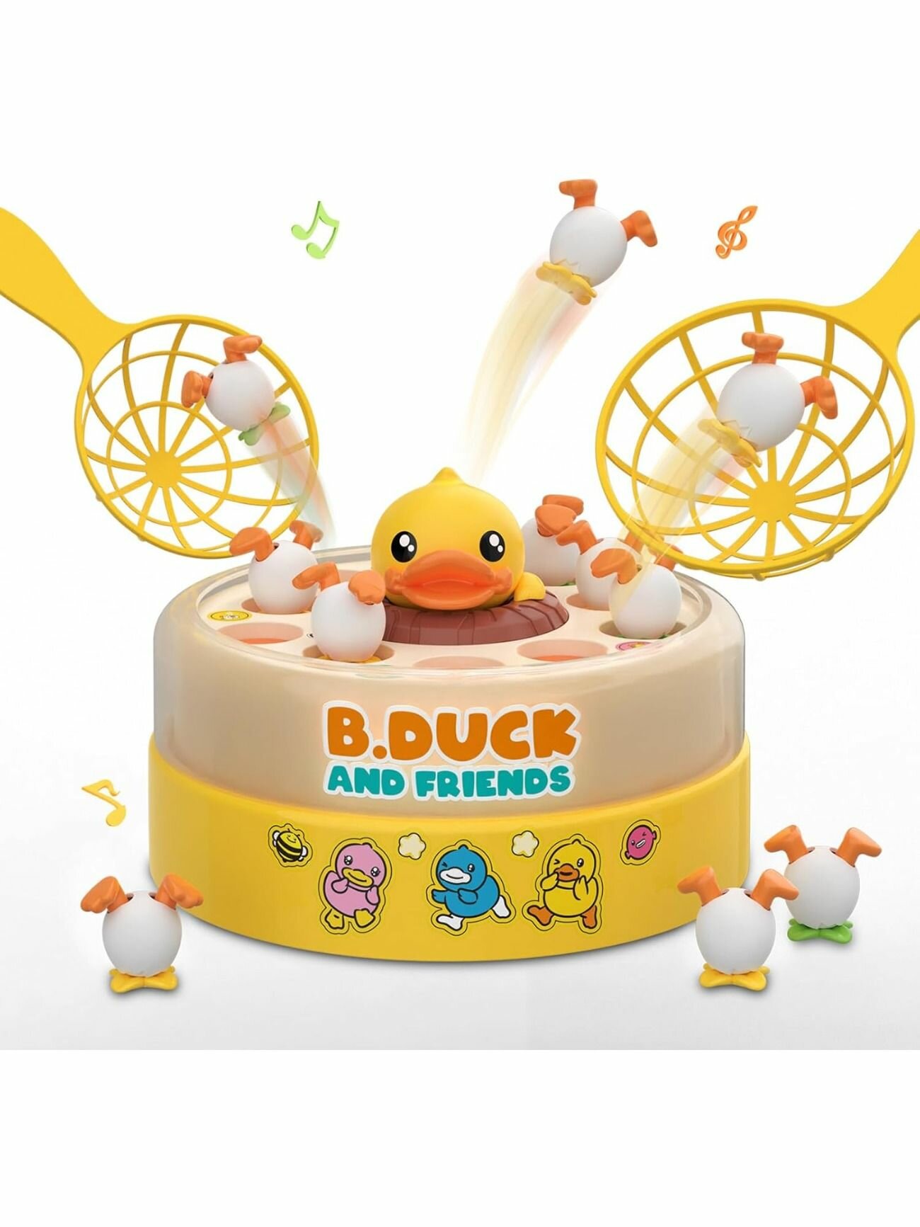 B. Игры с утками для детей 4-6 лет, Настольные игры "Прыгай и лови утку", Игрушки для детей 4-8 лет, Подарки на день рождения