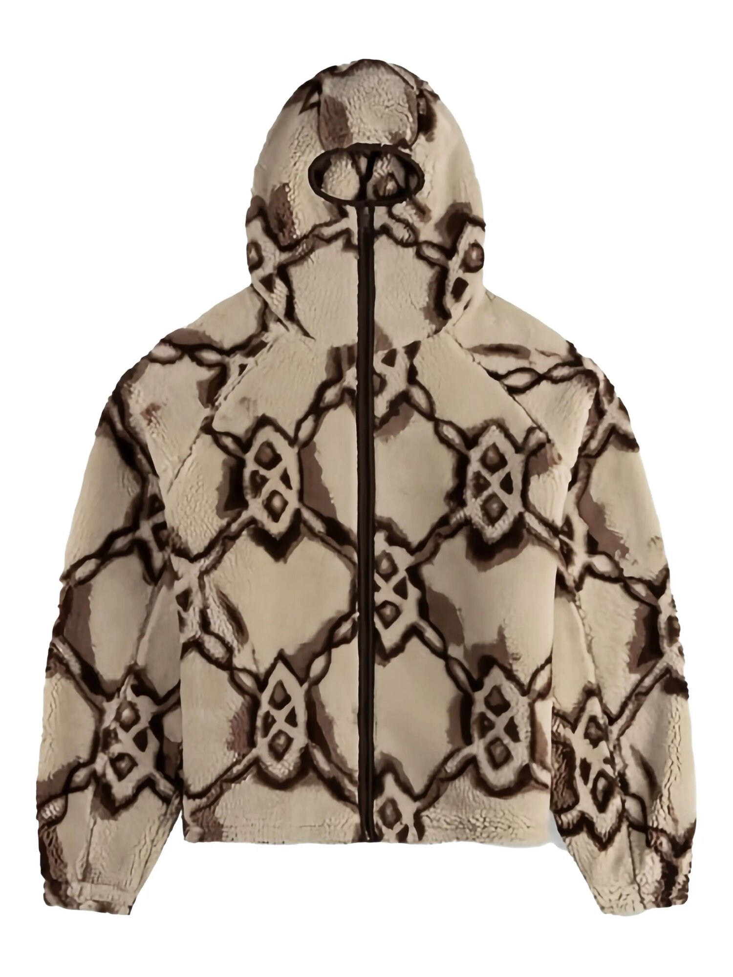 Куртка Shield-pattern hooded jacket