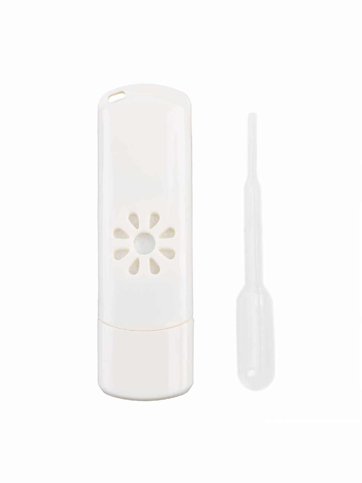 Увлажнитель воздуха, Диффузор для эфирных масел (с трубочкой)-белый