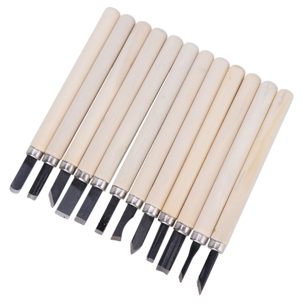 Набор из 12 предметов, нож для разделки по дереву