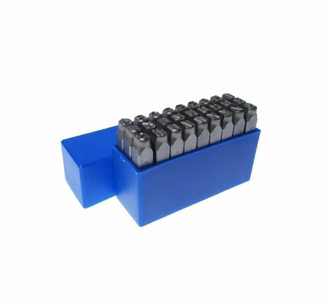 Клейма ударные буквенные латиница 8мм, арт JTC7249 JTC