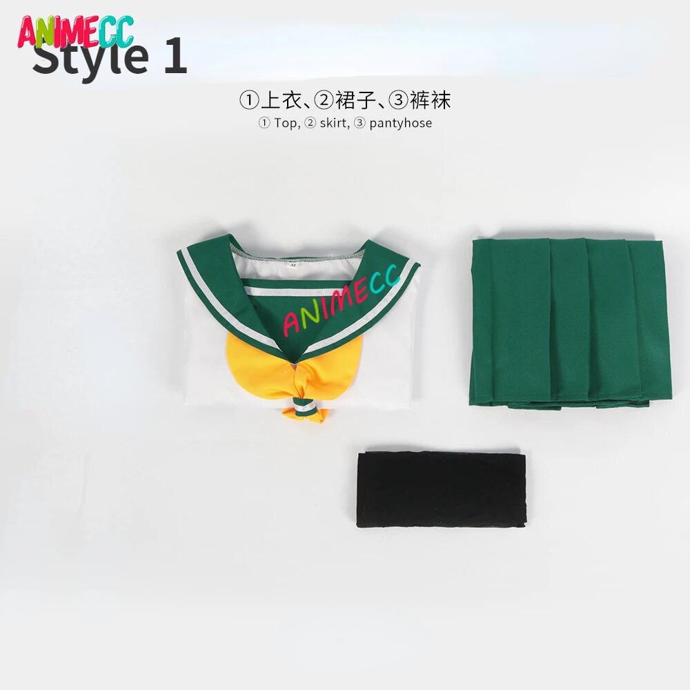 Косплей костюм Хиираг Утена Animecc Изумрудный, XXL, style 1