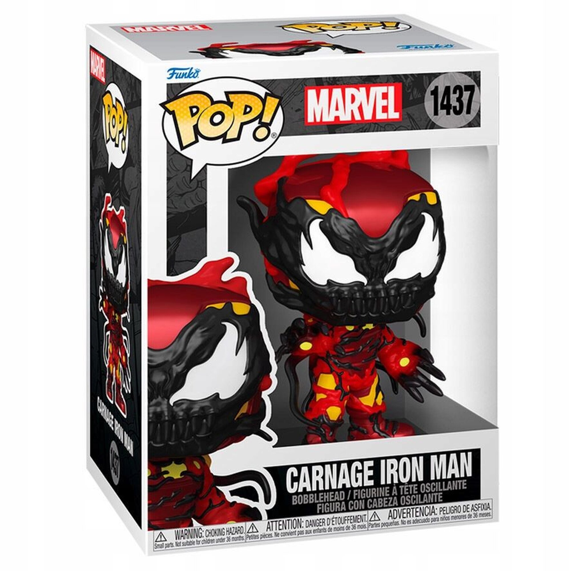 Фигурки Funko Pop - Коллекционная фигурка MARVEL Carnage Iron Man - Фанко 1437