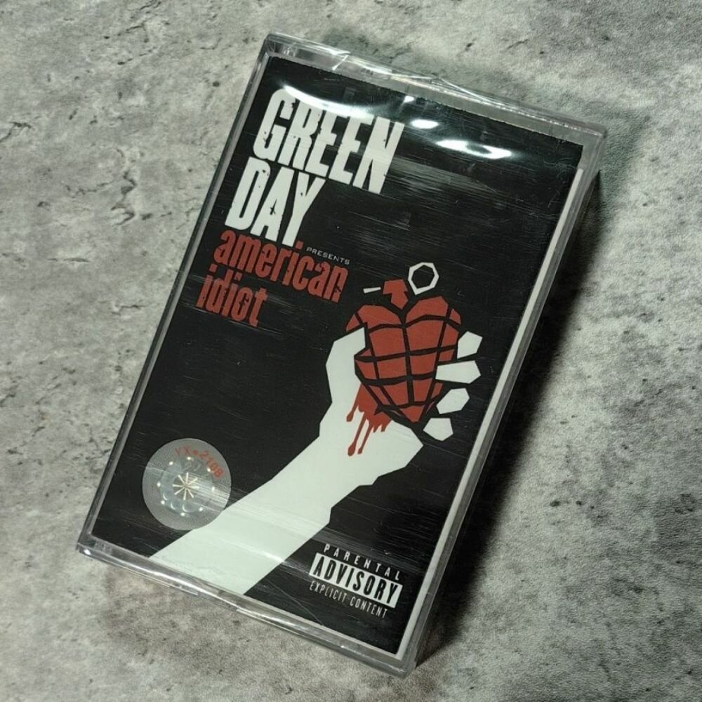 Green Day #American Idiot Кассета с Магнитной Лентой аудиокассета
