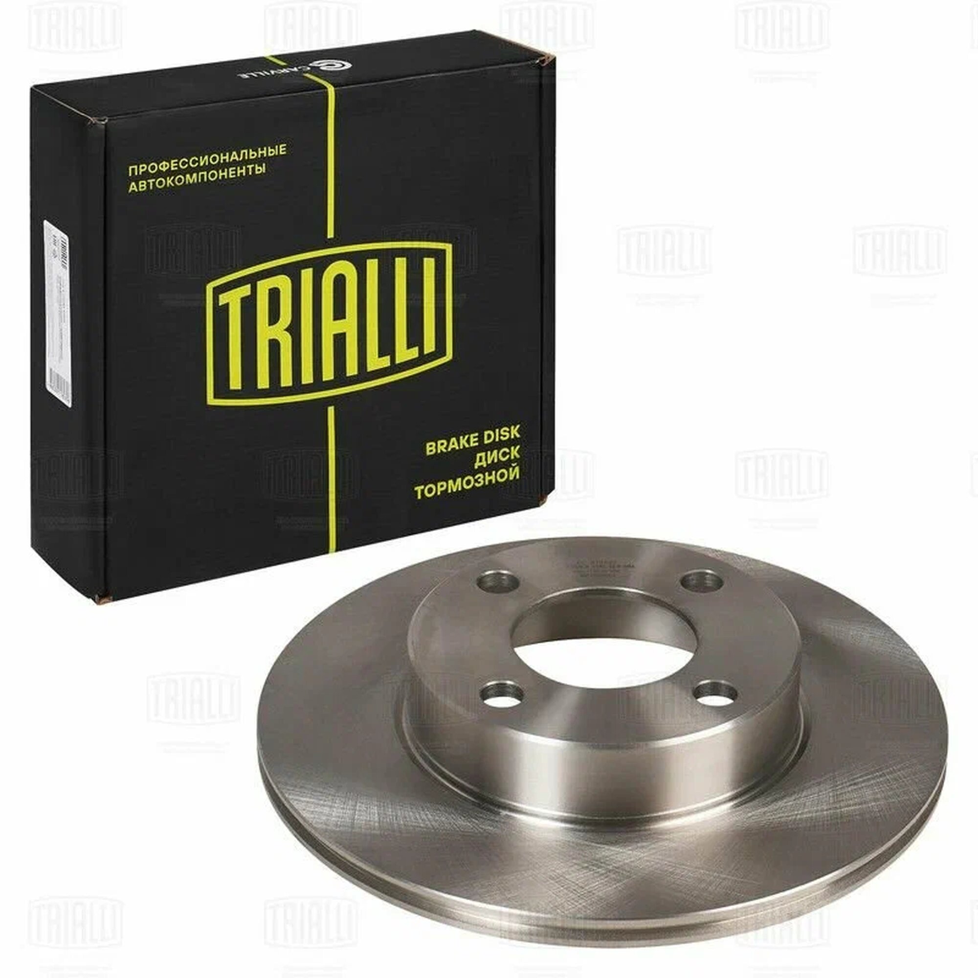 Диск тормозной передний Trialli DF 270309 для а/м Audi 80, 100 (86-), d 256 мм