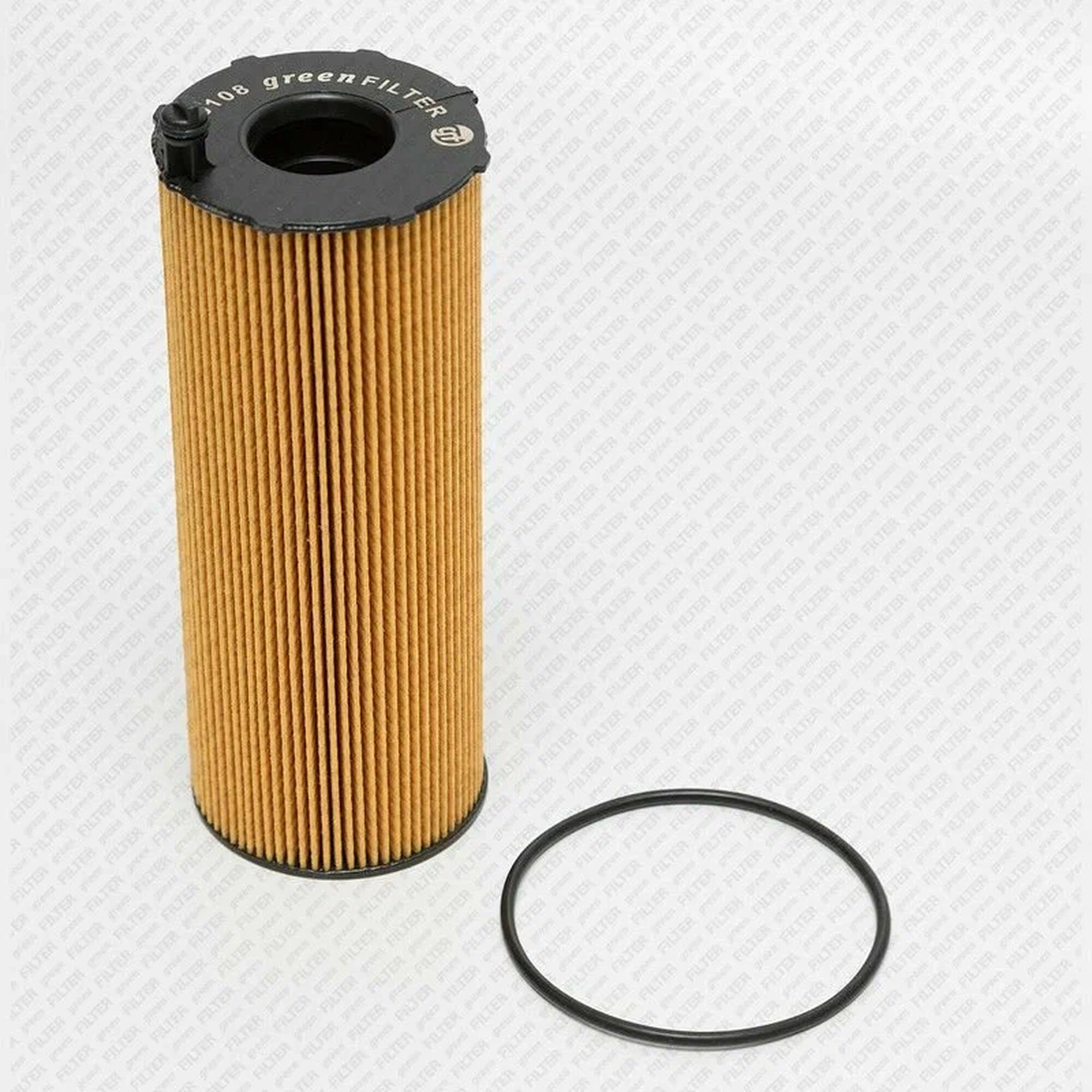 Фильтр масляный (картридж) GREEN FILTER OK0108 для AUDI, PORSCHE, Volkswagen
