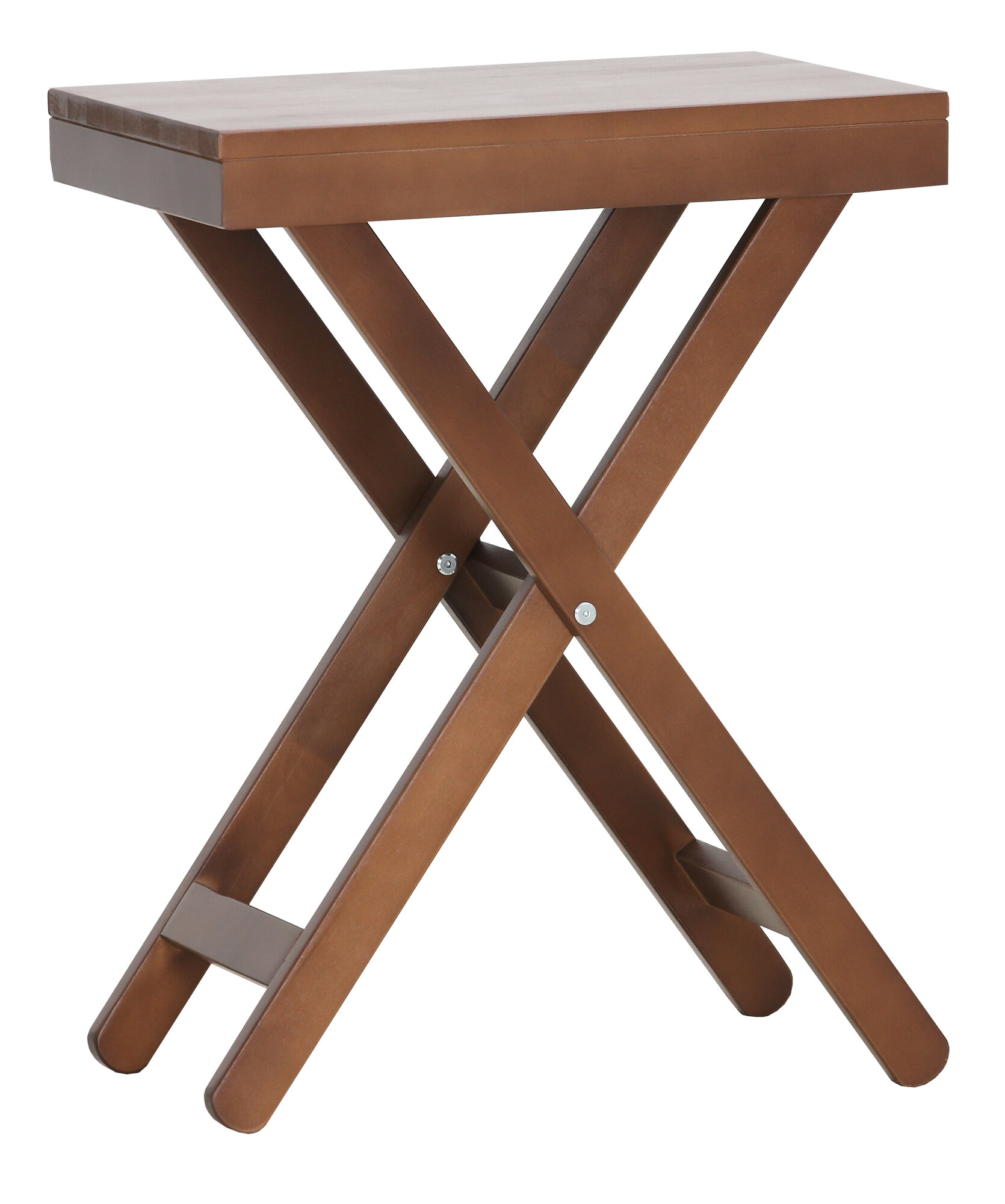 Стол обеденный кухонный деревянный складной, цвет Орех лак, 50,0х66,0х35,0 см