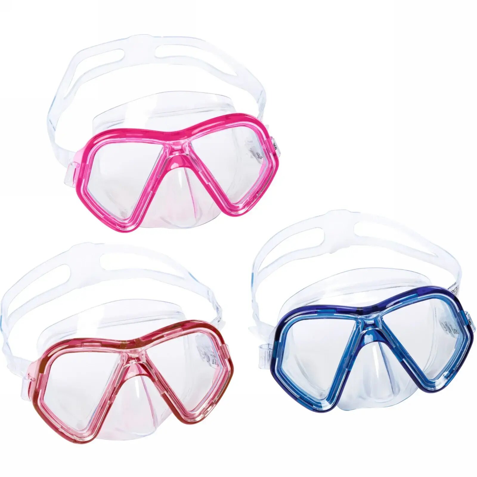 Маска для подводного плавания Dominator, 1шт. разноцветная, для детей от 3 лет