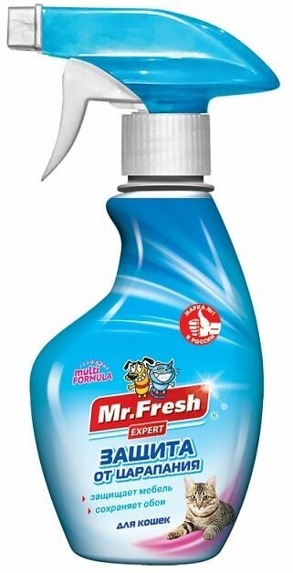Защита от царапания Мистер Фреш Mr.Fresh Expert для кошек, спрей, 200 мл