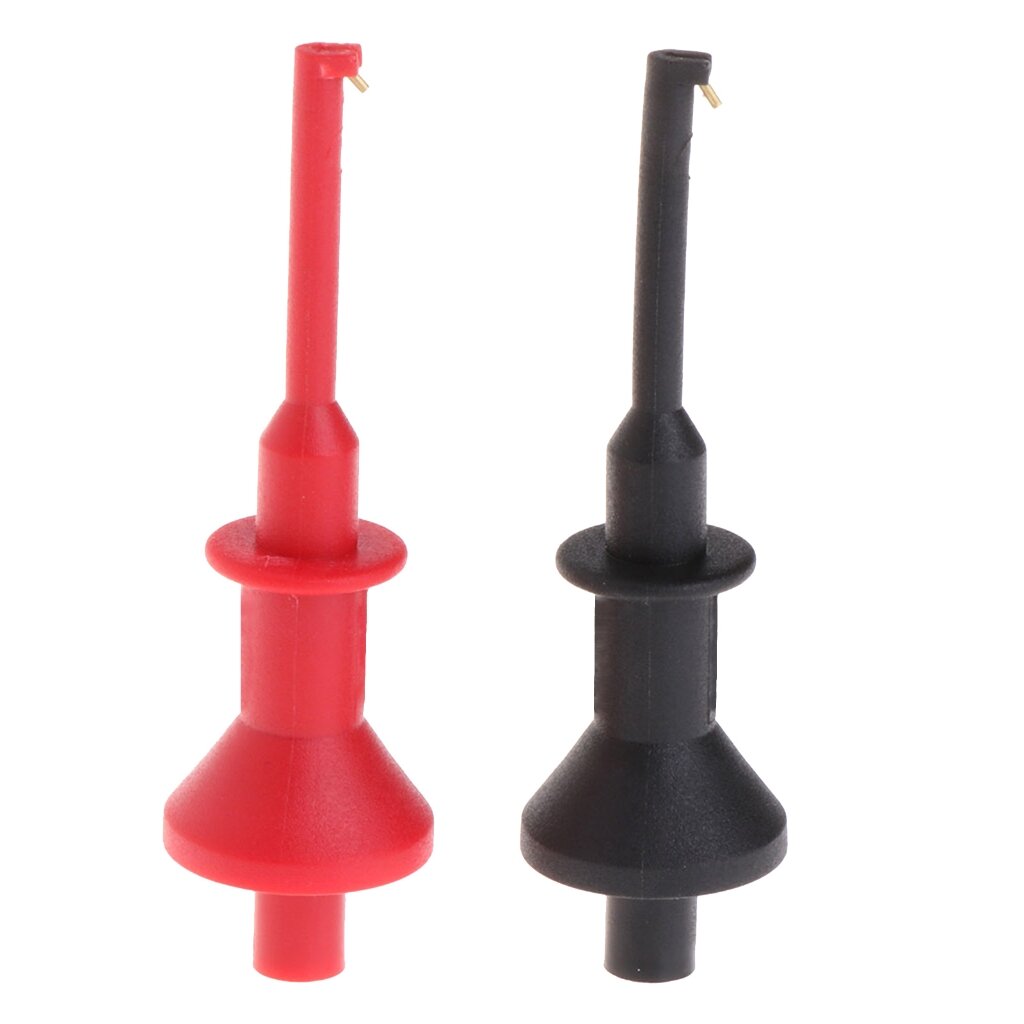 Мини-тестовый крючок-щуп с пружинным зажимом, мультиметр, тестовый крючок-зажим, электронный мини-тестовый щуп, подходящий для печатных плат SMD IC