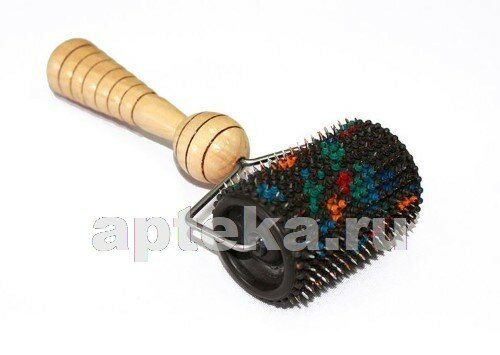 Аппликатор ляпко цилиндрический валик универсальный игольчатый-м/шаг 3,5 мм