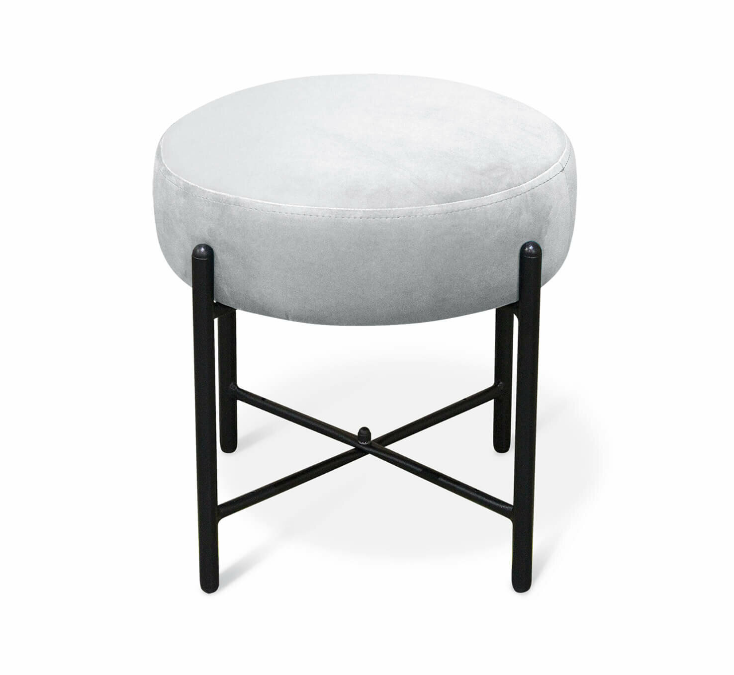 Банкетка Sheffilton SHT-B4 серое облако/черный муар 2347987707 217643