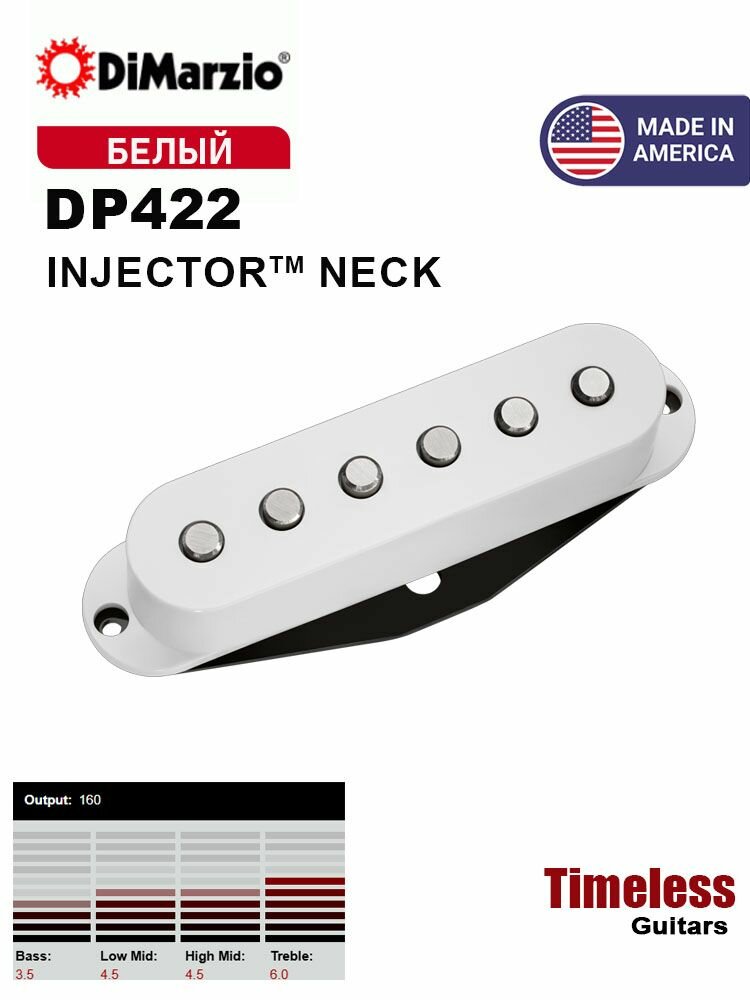 DiMarzio DP422 Injector Сигнатурные датчики для шейки и моста Пола