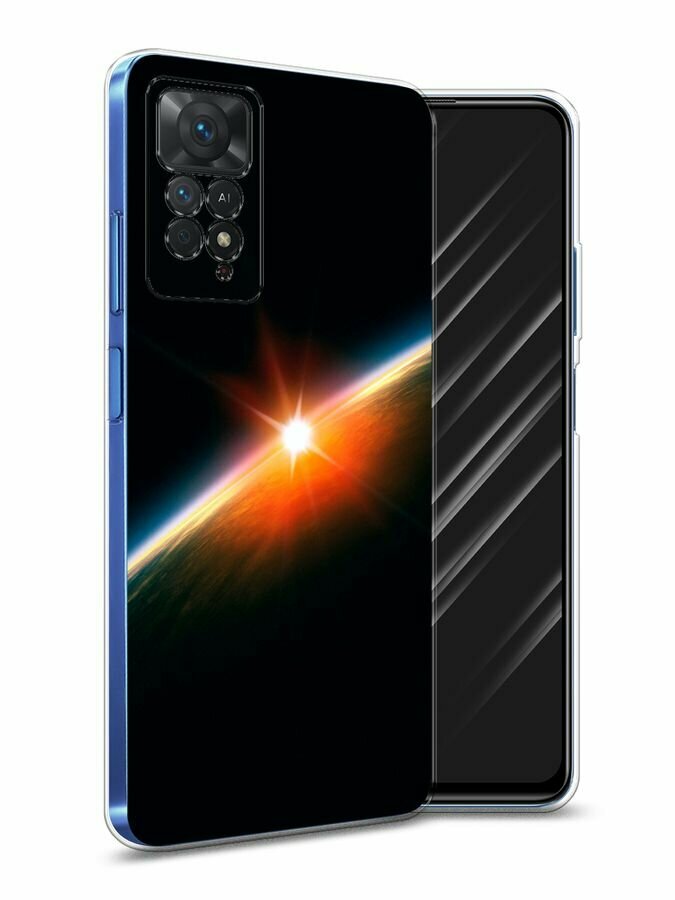 Чехол на Xiaomi Redmi Note 11E Pro / Сяоми Редми Нот 11E Pro Про с принтом "Космос 9"