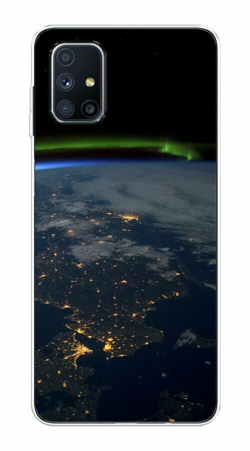 Чехол на Samsung Galaxy M51 / Самсунг Галакси М51 с принтом "Земля из космоса"