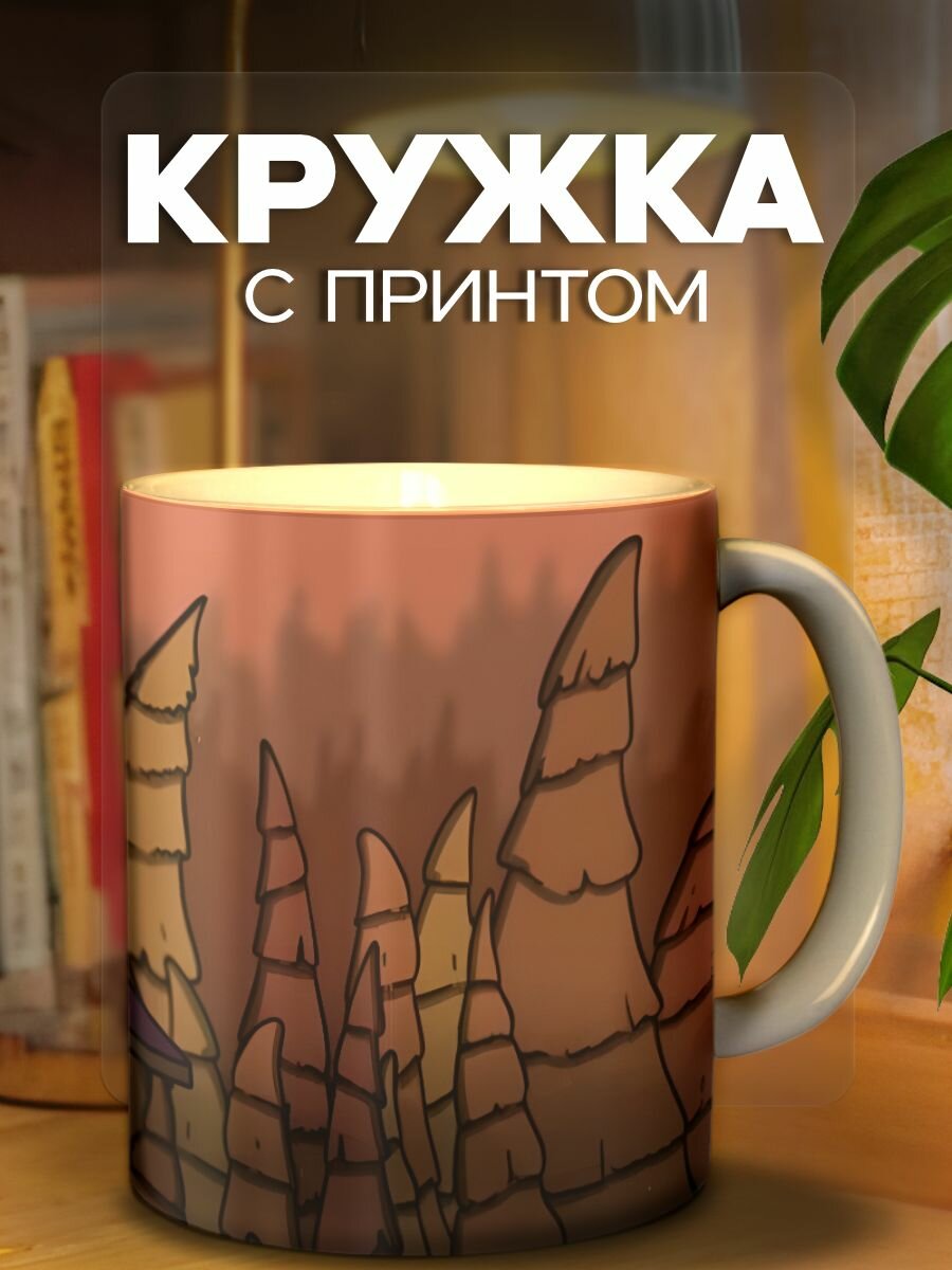 Кружка с принтом Adventure time - Мультфильм