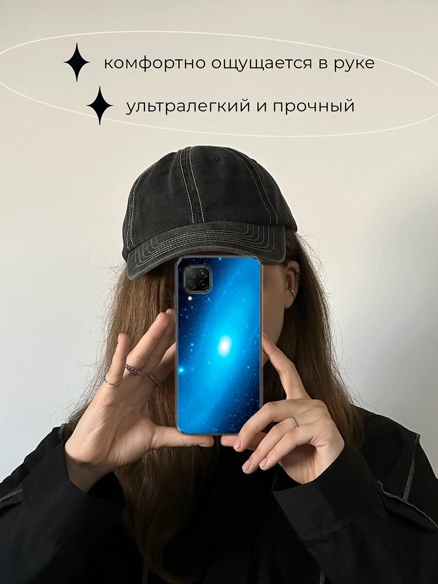 Чехол на Honor 30S Global/Huawei P40 Lite 5G/Nova 7 SE / Хонор 30S/Хуавей P40 Lite 5G/Нова 7 SE с принтом "Космос 1" — фото 1