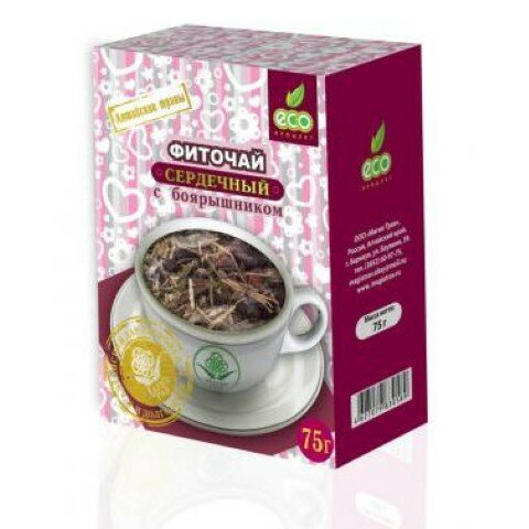 Фиточай Магия трав сердечный с боярышником, 75 г, при начальных формах гипертонии, аритмии