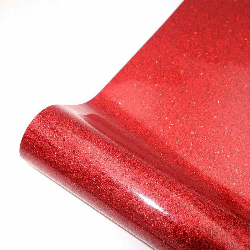 Блестящая виниловая термопленка для декорации одежды, 22 цвета