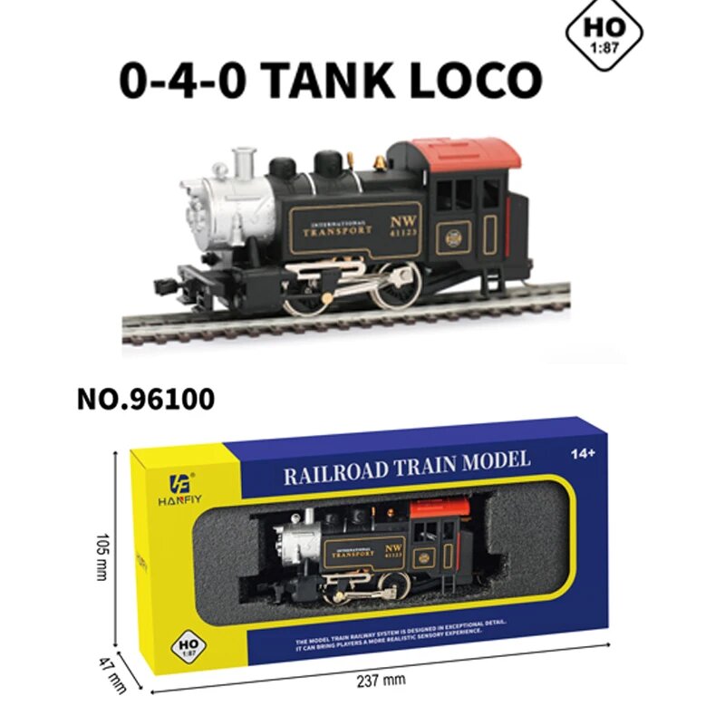 Модель паровоза 0-4-0 MODEL RTR 1/87, 96100