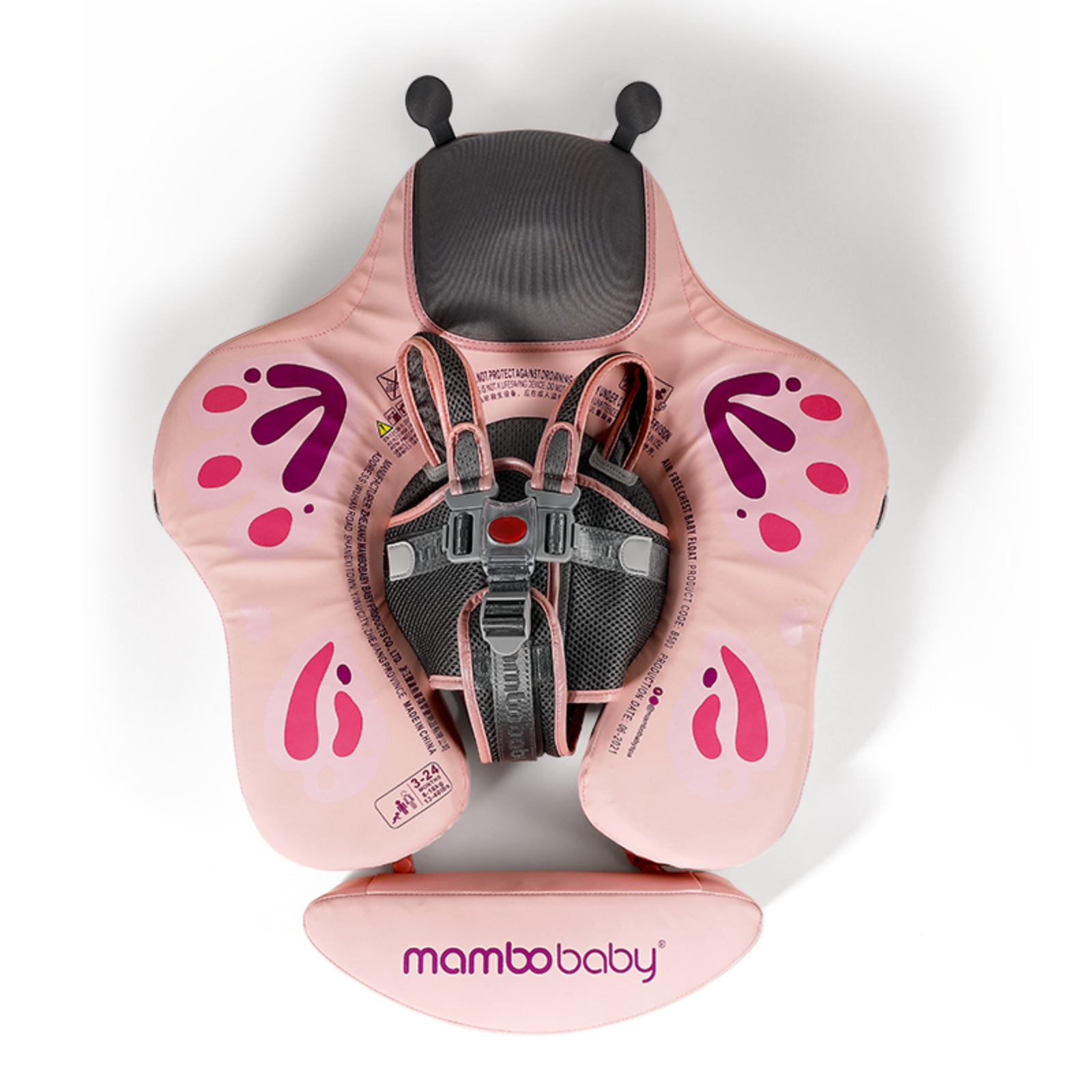 Mambobaby - Надувной поплавок для малышей с навесом для детей от 3 до 24 месяцев, детский поплавок.