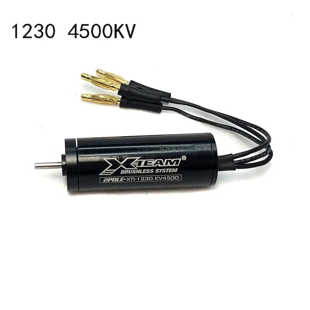 X-TEAM Бесщеточный мотор 1230 4500KV, черный