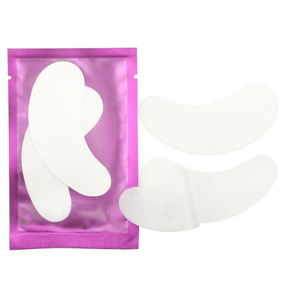 Under Eye Pads Lint Eye Gel Patches для наращивания ресниц Premium Lash Pad Eye Beauty Tool, фиолетовый, 1 упаковка