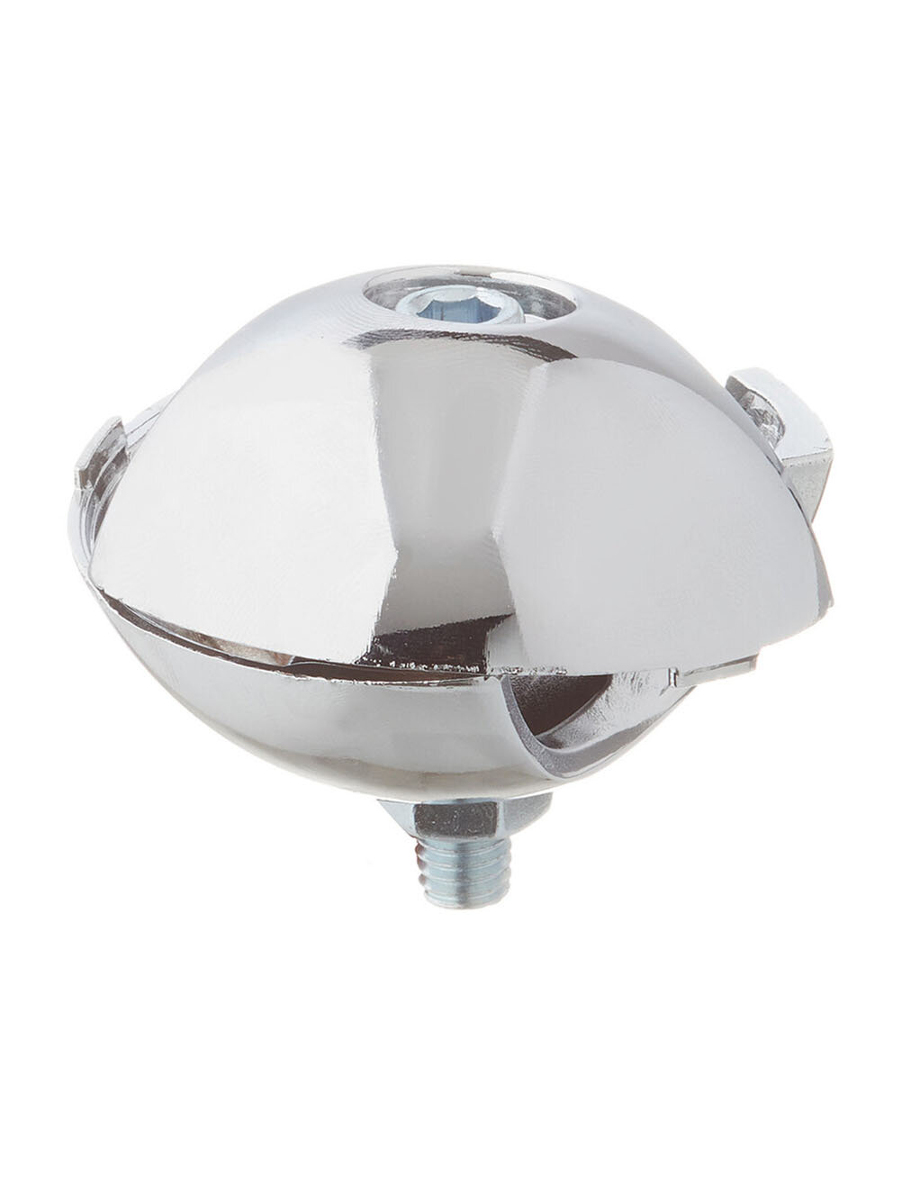 Держатель краб для двух труб к системе Joker d25 мм хром