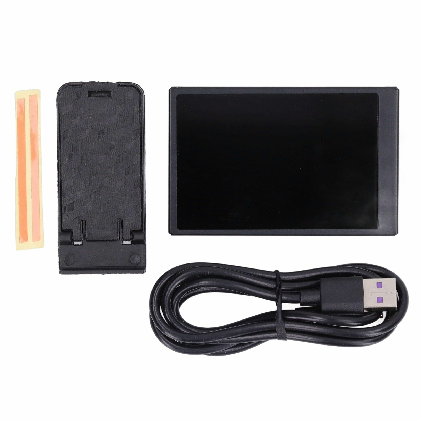 Комплект вторичного экрана для мониторинга компьютера 3,5-дюймовый дисплей с кронштейном Кабель для передачи данных Двусторонний клей