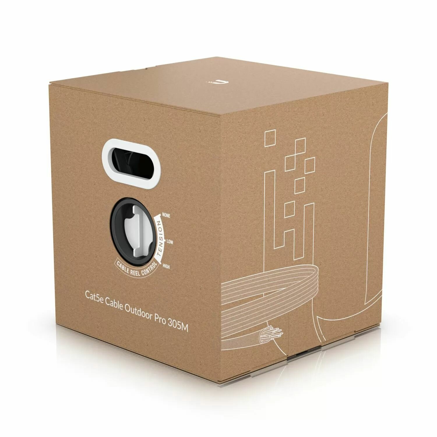 Кабель Ubiquiti CAT5e UniFi, витая пара, экранированный, для улицы, 305м