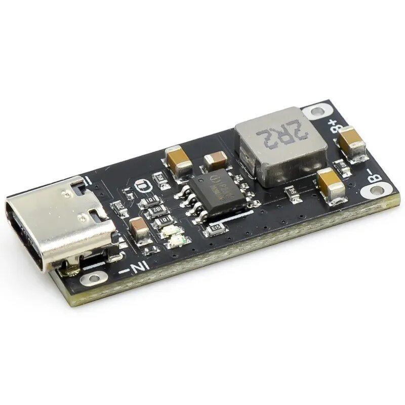 Высоковольтная литиевая батарея Тип C с USB-входом, 3 А, полимерная Тройная литиевая батарея, быстрая зарядка, плата IP2312 CC/CV, режим от 5 в до 4,2 в
