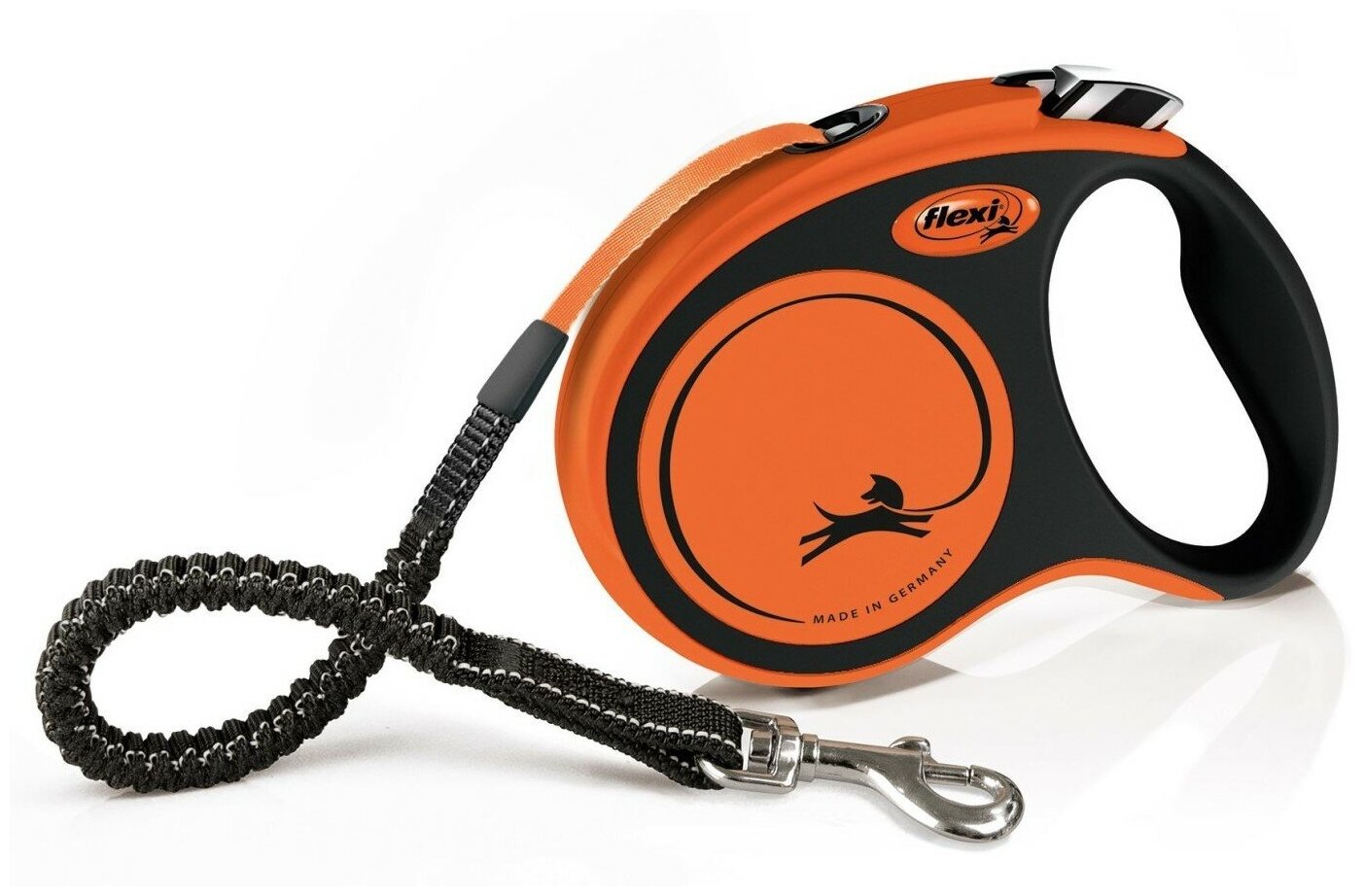 Рулетка Flexi "Xtreme", нейлон, до 65кг, 5м, оранжево-черная, размер L
