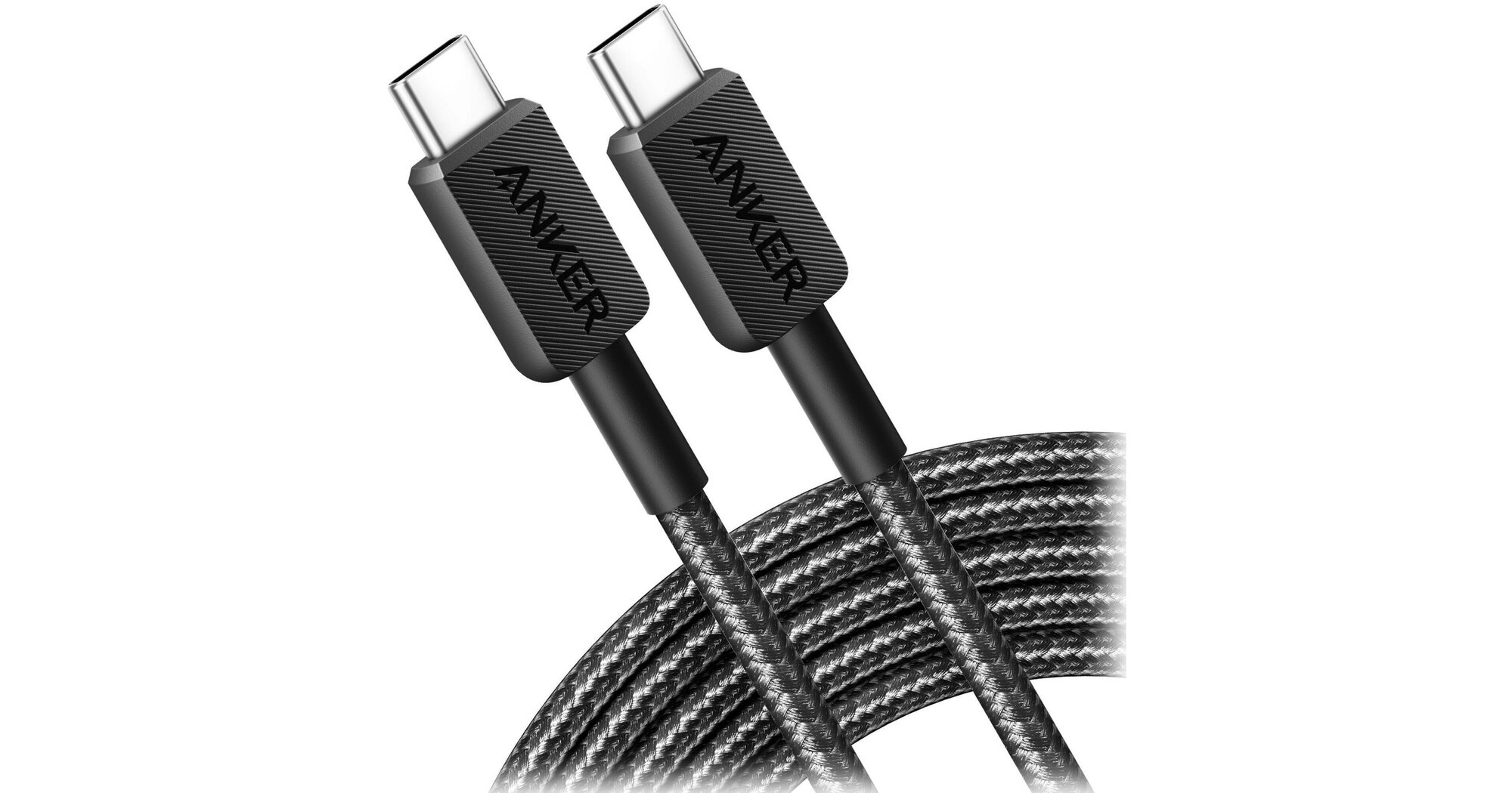 Зарядный кабель Anker 333 USB-C to USB-C 60W 180см Black Черный