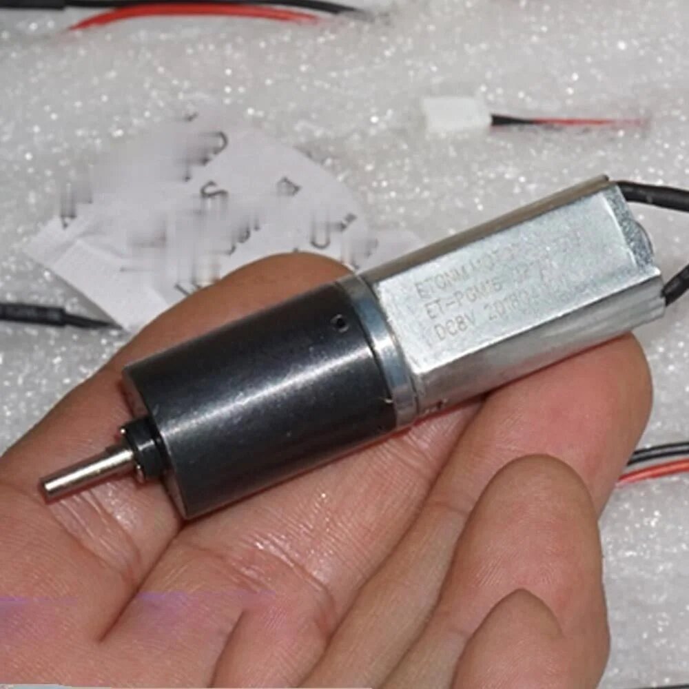 Прецизионная металлическая шестерня, планетарный мотор-редуктор 16 мм, 150:1, медленная скорость, 30 об/мин,-100 об/мин, большой крутящий момент, микро 4-ступенчатый Geabox DC 3 В-8 В 5 В