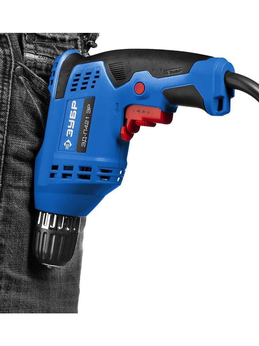 420 Вт, 10 мм БЗП, безударная дрель, Профессионал