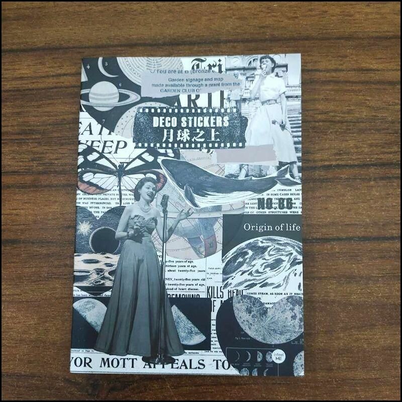 Ретро-наклейки, mr. paper, S14715,20 комплектов петов, водонепроницаемость