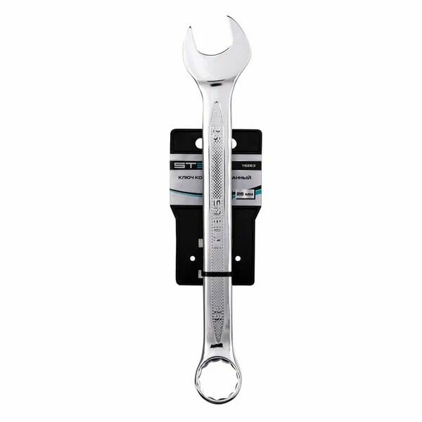 Ключ комбинированный, 26 мм, CrV, антислип// Stels