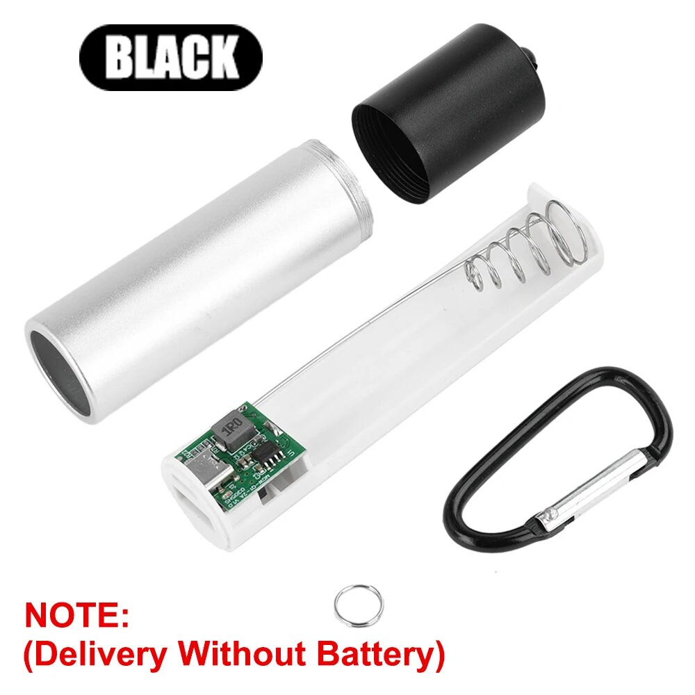 Портативный аккумулятор Black 18650/21700 USB Type-C