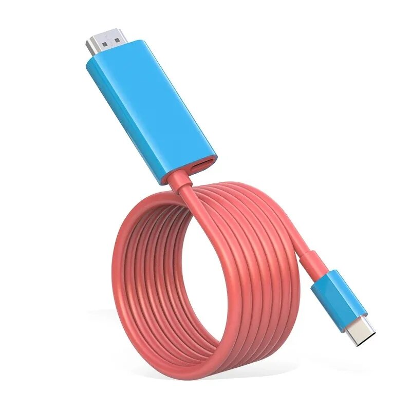 Кабель USB Type-C на 4K@30 Гц HD длиной 2 м с PD100W, совместимый с режимом док-станции для телевизора Nintendo Switch Samsung Dex Macbook Pro