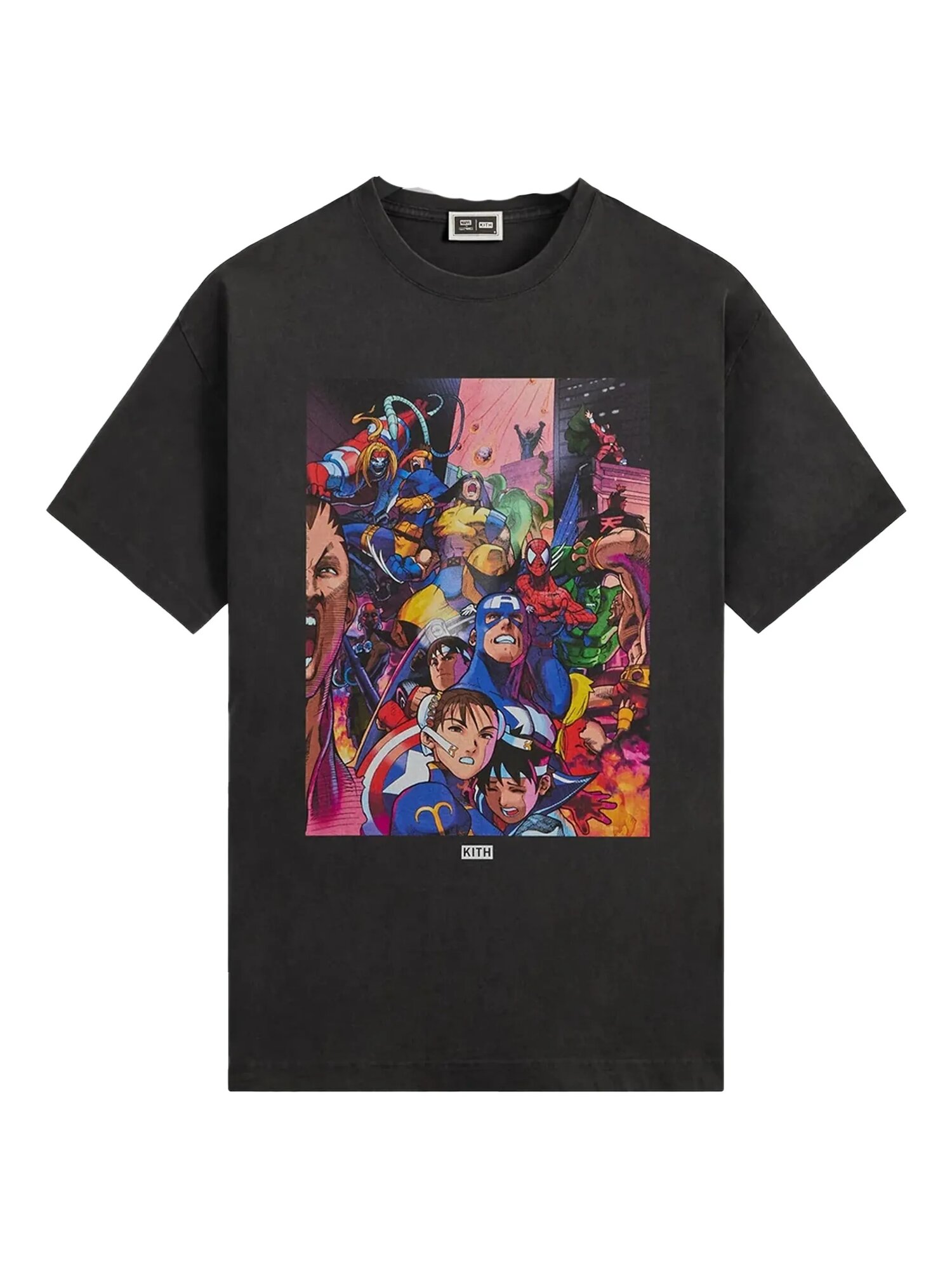 Футболка Heroes vs. Street Fighter Vintage "Marvel vs. Capcom" Heroes vs. Street Fighter Vintage "Marvel vs. Capcom"