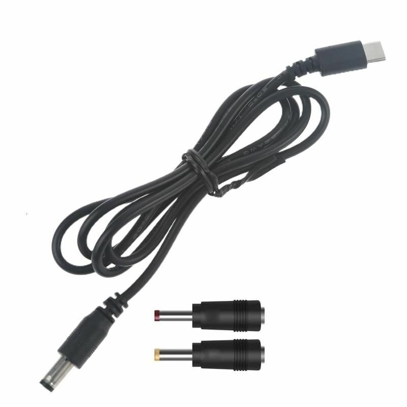 USB-C кабель питания 12V PD для роутеров, ноутбуков, динамиков, LED, камер, 1m