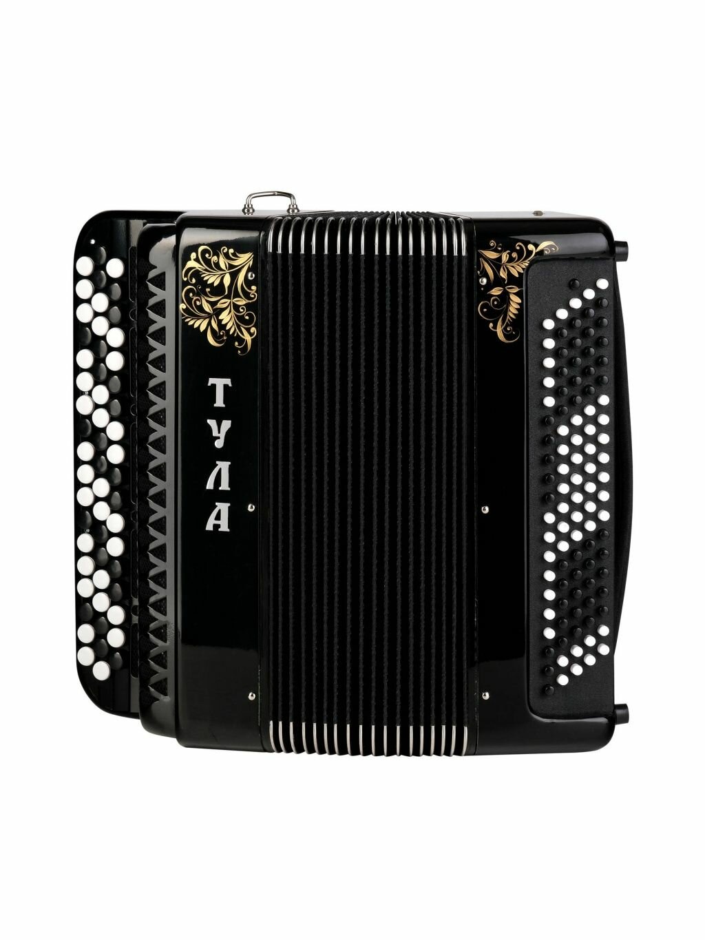 BN-39-BK Баян ученический двухголосный "Тула-210", 55х100-II, черный, Тульская Гармонь