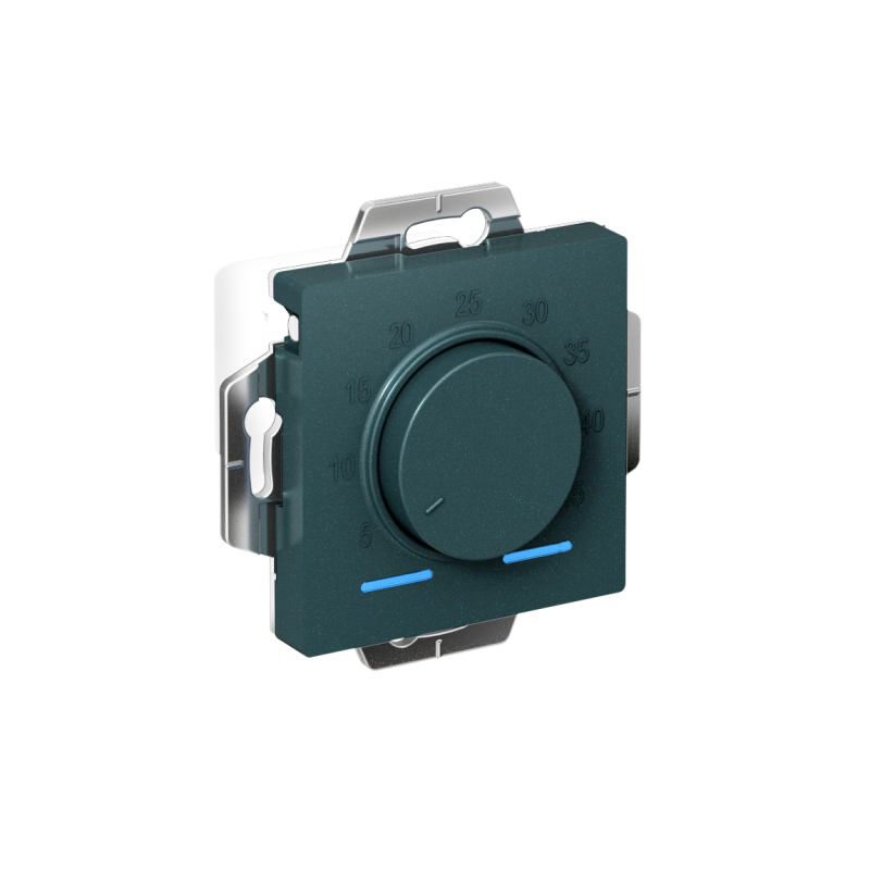 Механизм термостата ATLASDESIGN электрон. теплого пола с датчиком 10А изумруд SchE, SCHNEIDER ELECTRIC ATN000835 (1 шт.)