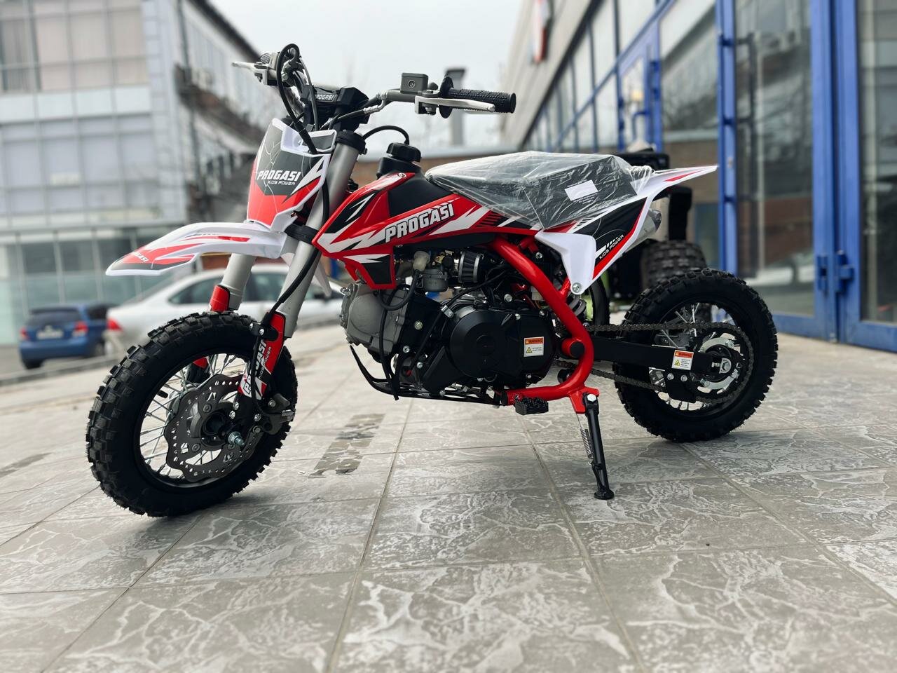 Питбайк PROGASI Kids Power 110 10/10_крас (в заводской упаковке без ПТС)