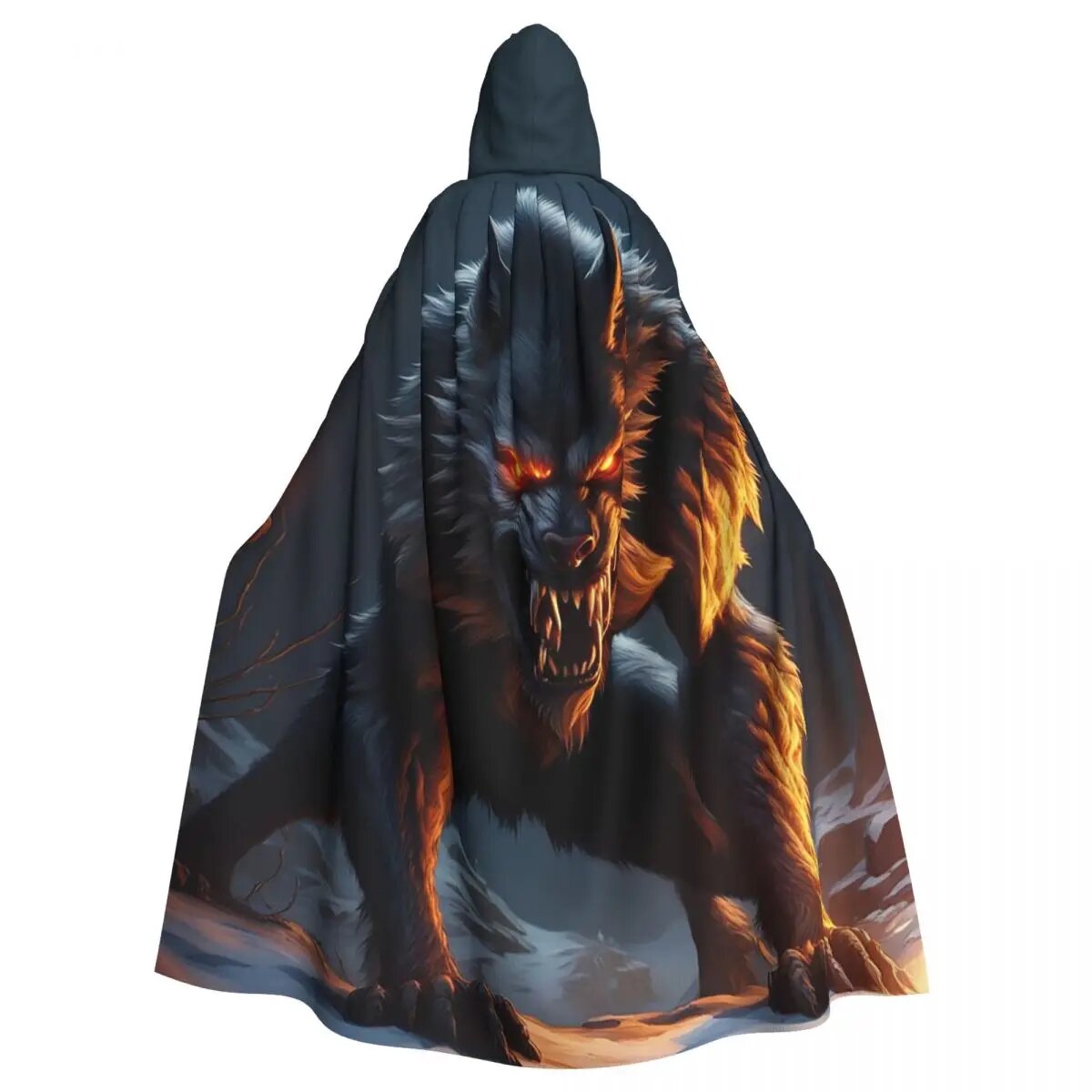 Плащ ведьмы из полиэстера "Оборотень"