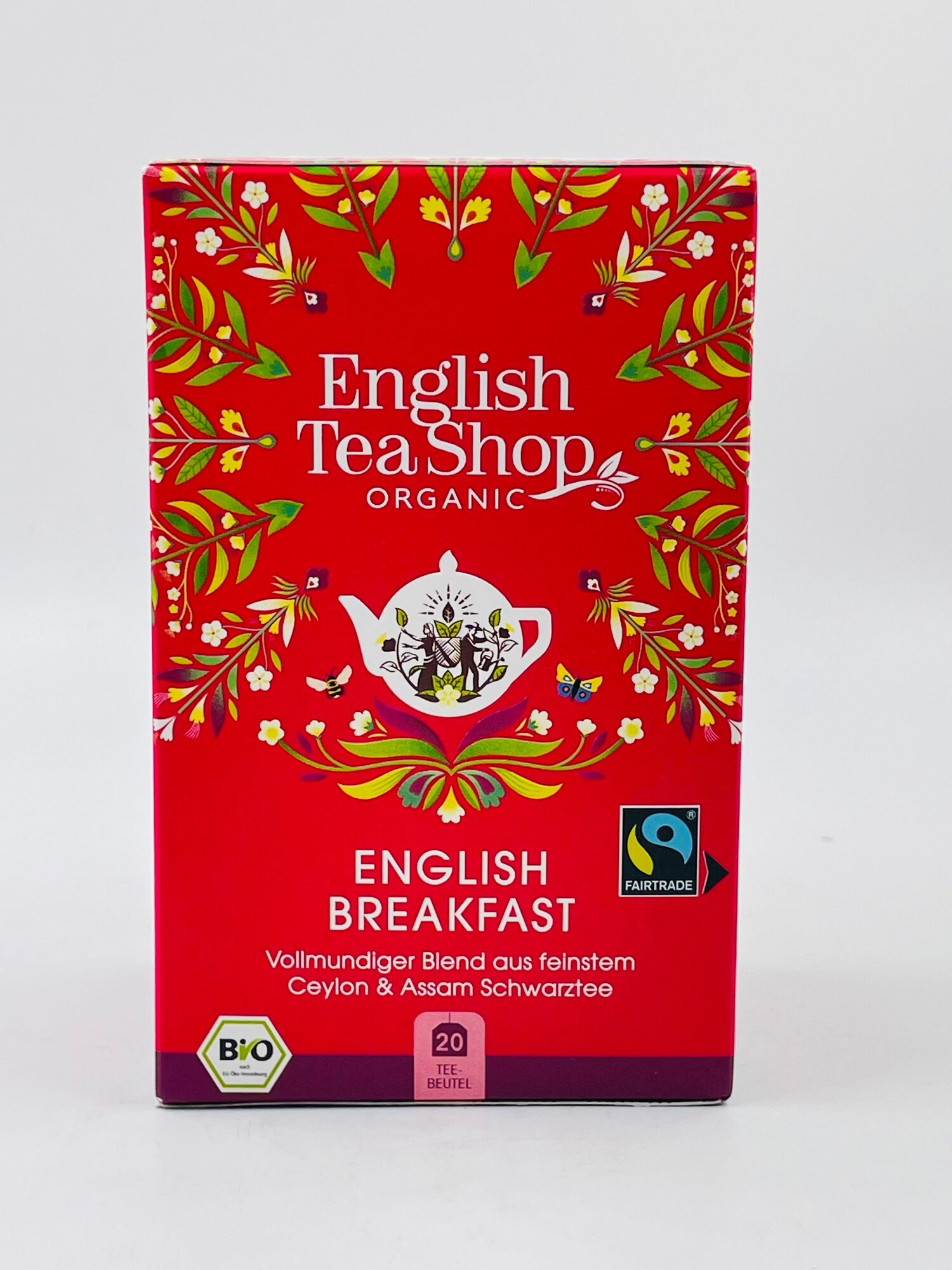 Чёрный чай English Tea Shop English Breakfast, смесь Цейлонского и Ассама, 20 пакетиков, 50 г