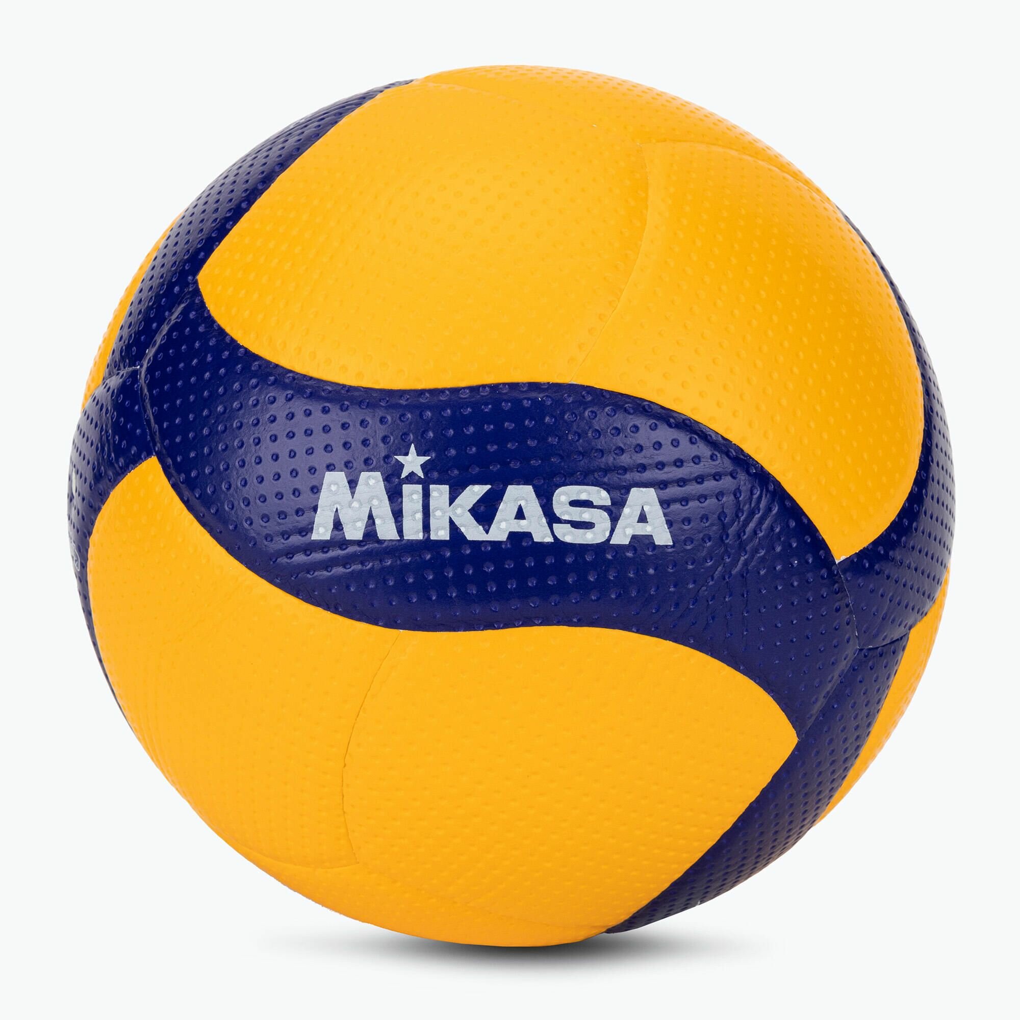 Волейбольный мяч Decathlon Mikasa V400W, синтетический, для зала, желтый