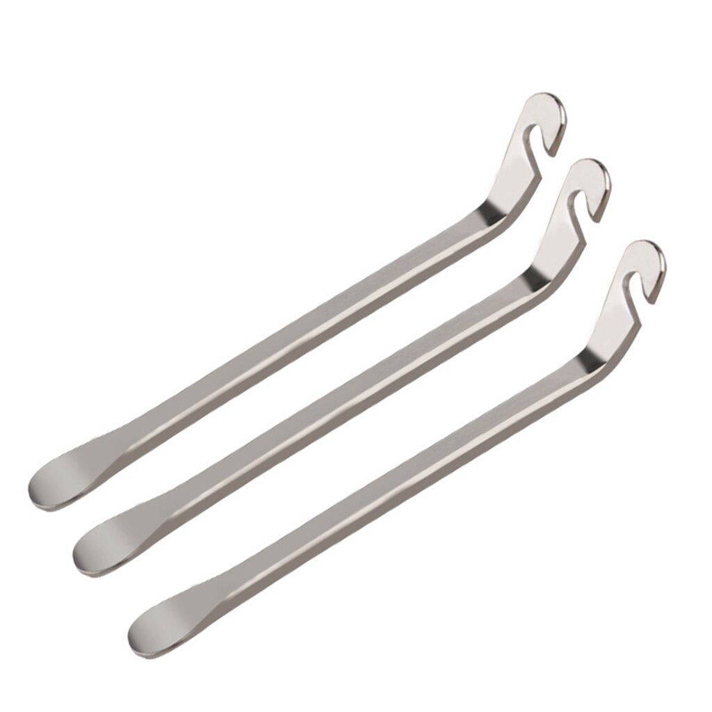 3ШТ, монтировочный стержень для велосипедных шин, серебристо-белый