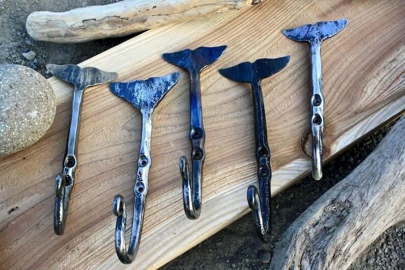 5шт крючки кованые настенные без покраски